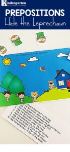 Learn Prepositions with Lucky Leprechaun Activity (Free Printable)