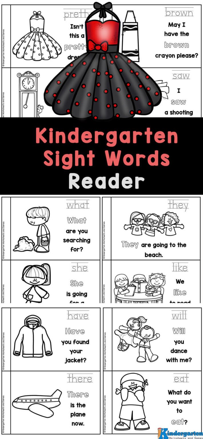 FREE Printable Kindergarten Sight Word Flashcards (List of 100 Words to ...