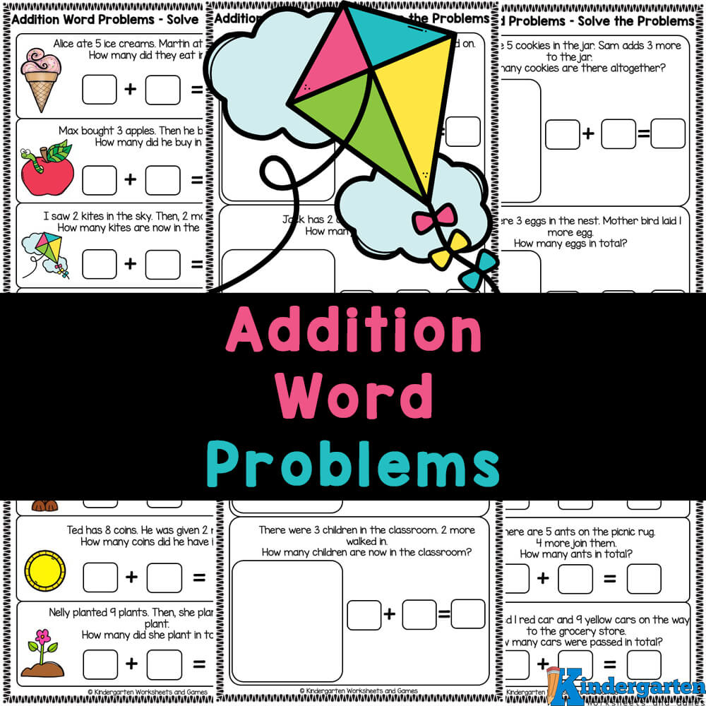 Math Worksheets Addition Word Problems