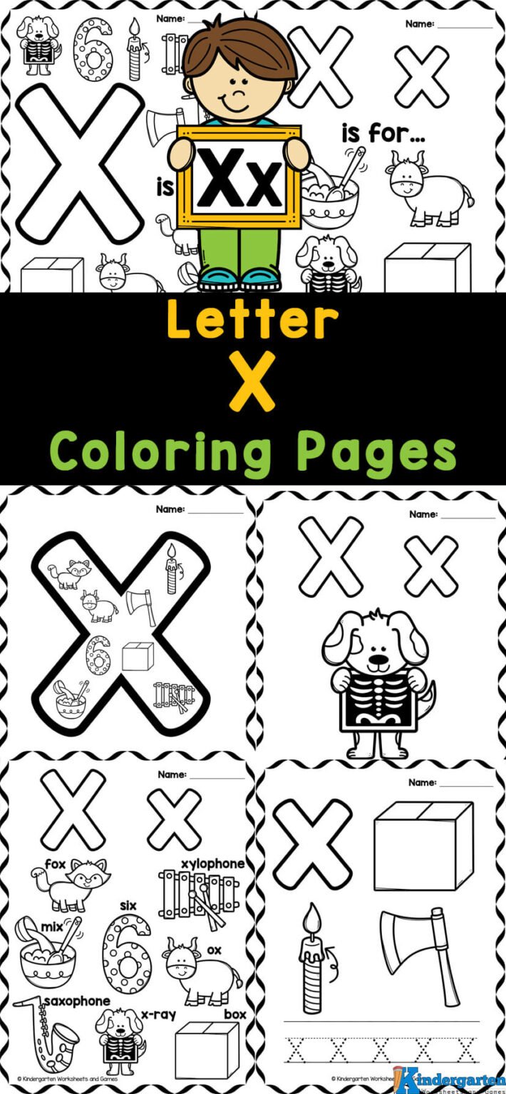 FREE Printable Letter X Coloring Pages for Kids