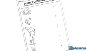 FREE Matching Animals Worksheets for Kindergarten