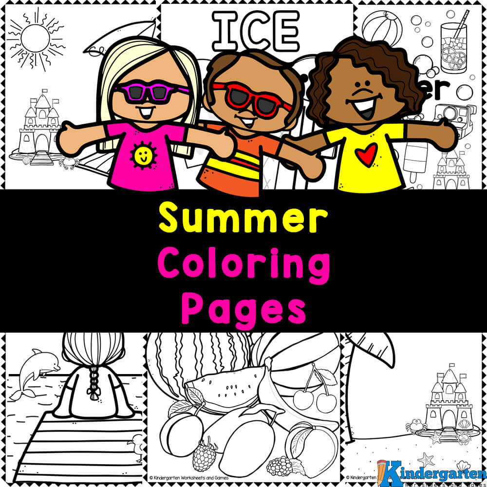 Free Summer Coloring Pages For Preschool Download Free