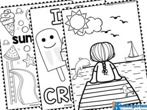 Free Summer Coloring Pages Printables pdf for Kindergarten