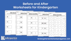 ⭐ FREE Printable Kindergarten Worksheets