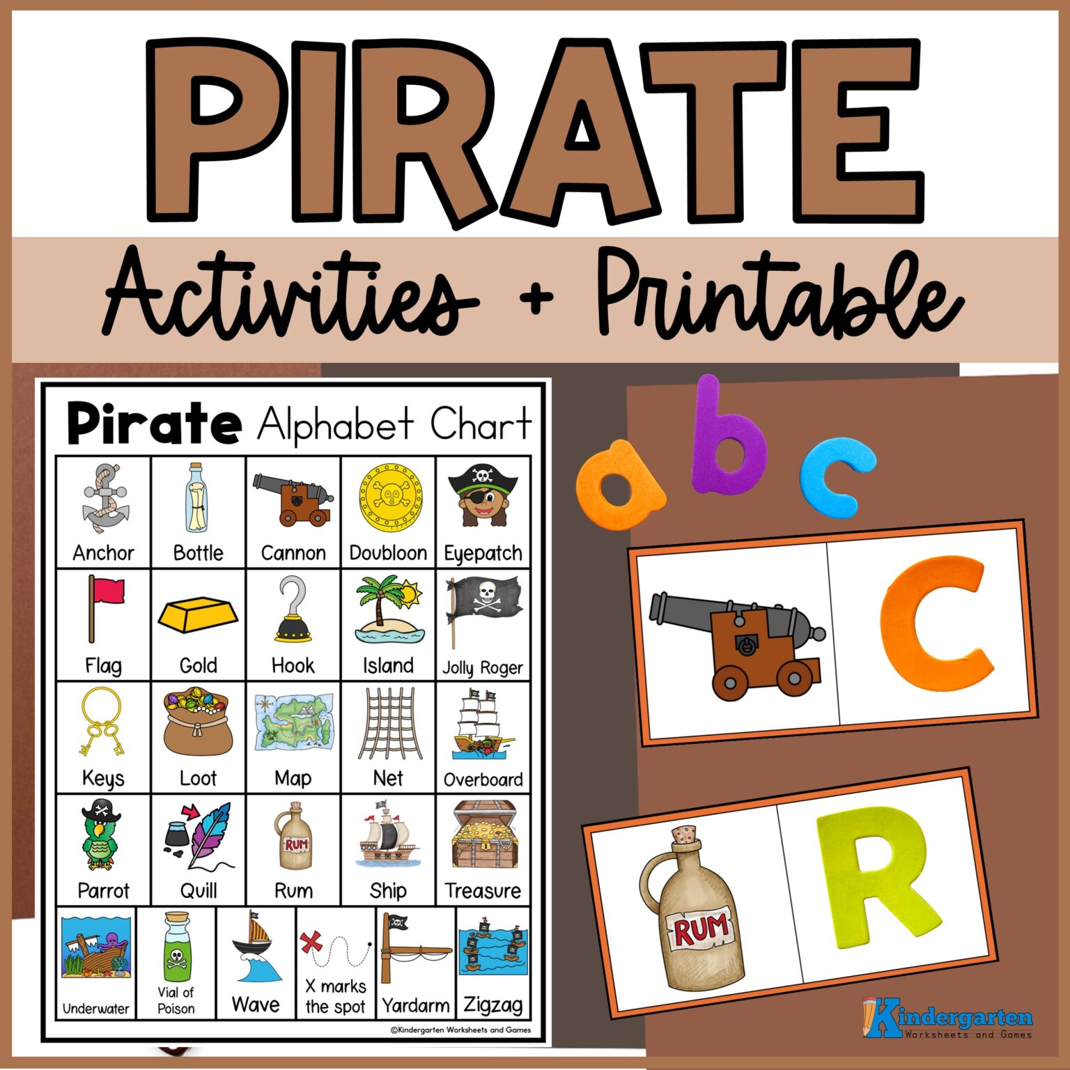10+ Pirate Activities for Pirate Day with Kids (Free Printables!)