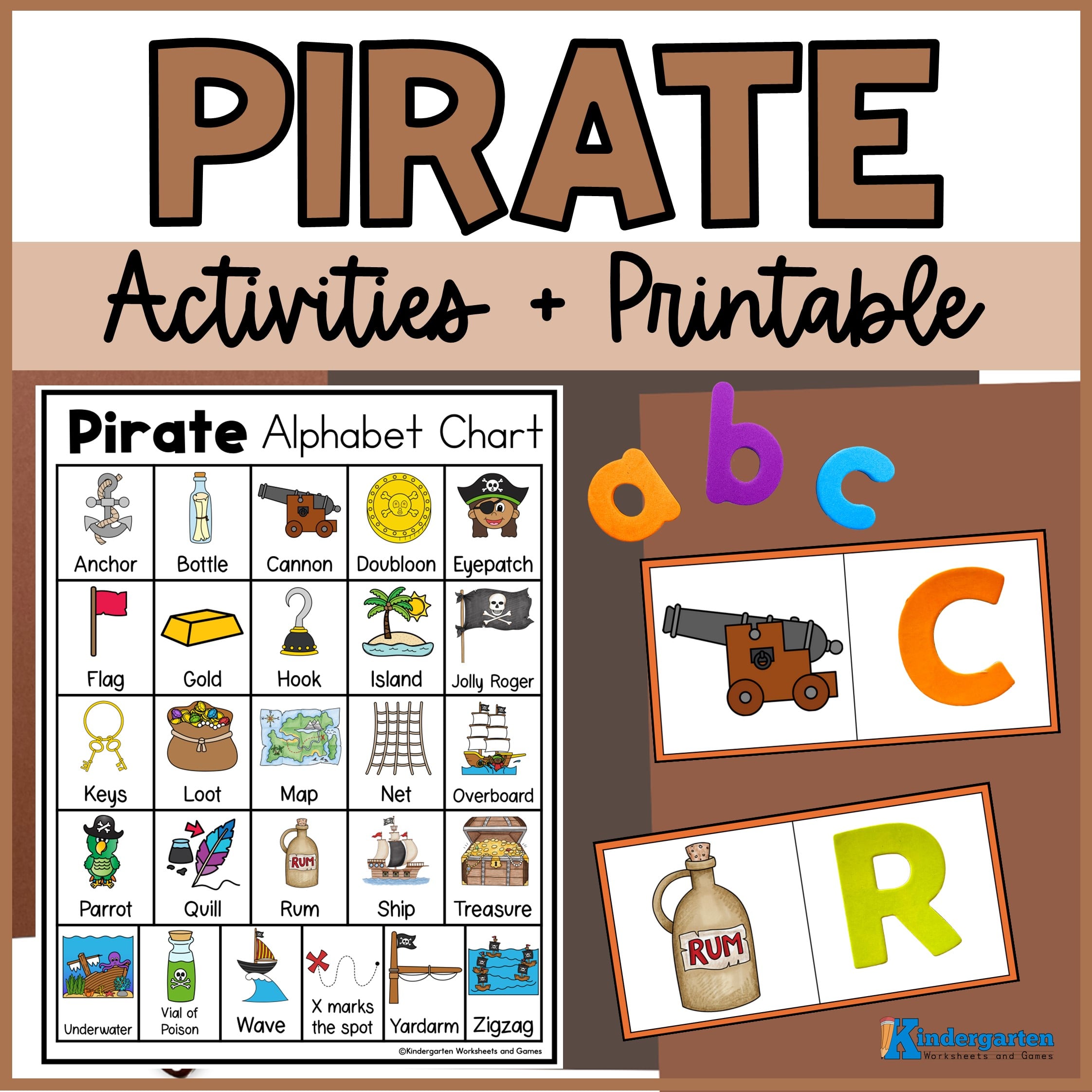 Free Pirate Board Game Printable For Preschoolers