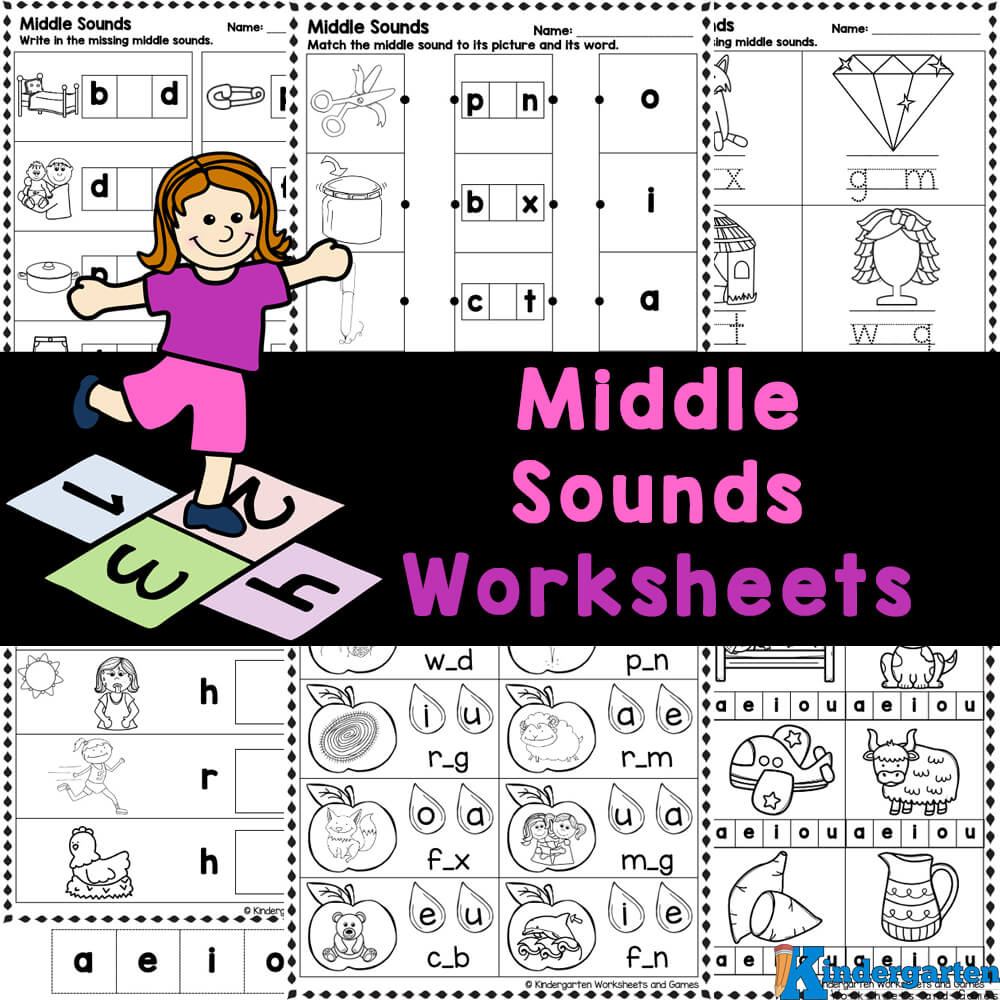 Middle Sound Worksheet