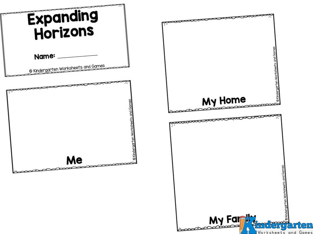 Where do I live Printable Activity for Kindergarten Geography