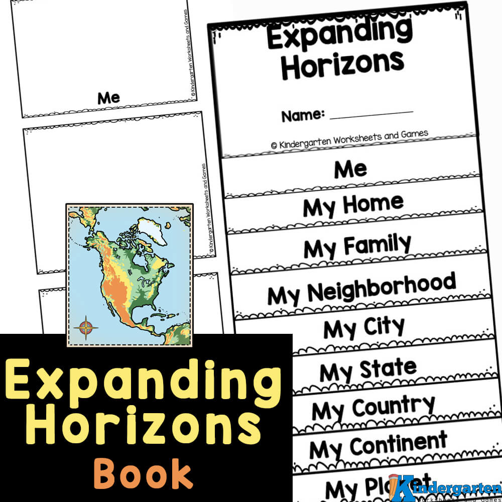Where do I live Printable Activity for Kindergarten Geography