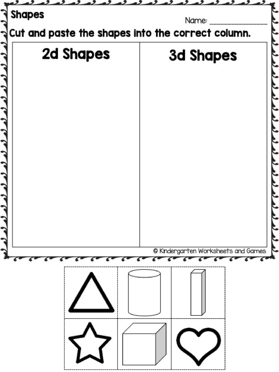 🔺🟢🟦 Free Printable Shapes Worksheets for Kindergarten