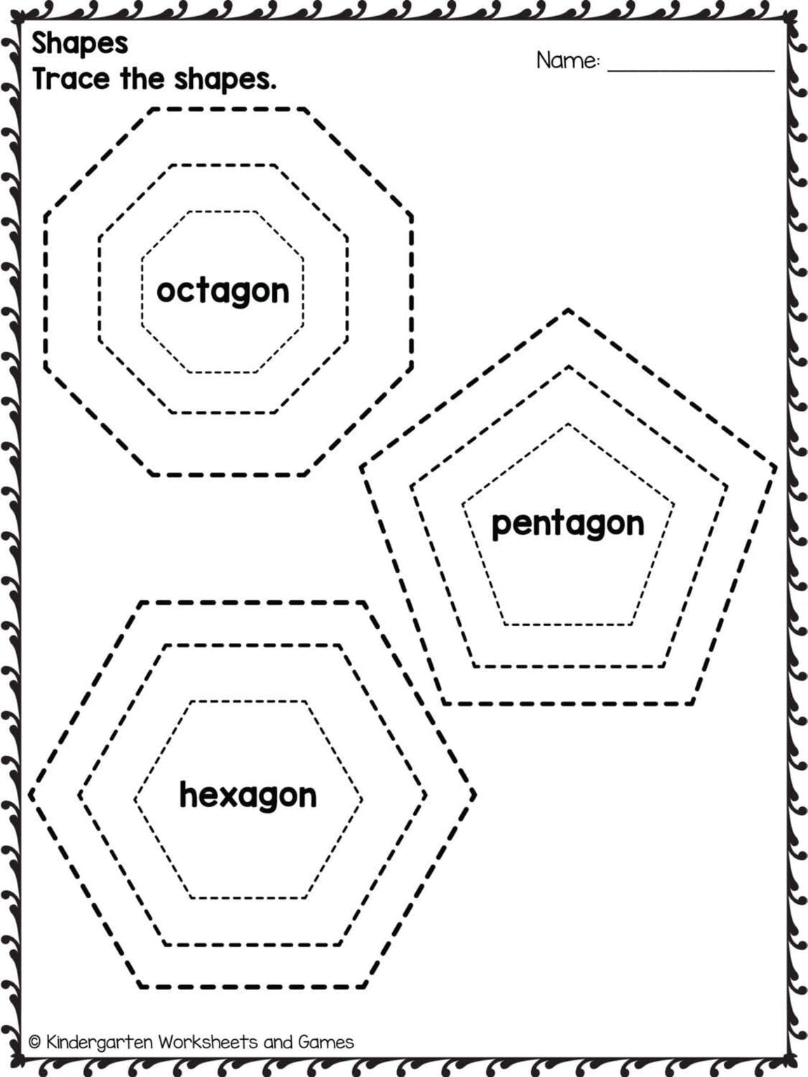 🔺🟢🟦 Free Printable Shapes Worksheets for Kindergarten