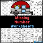 Missing Number Worksheet 1-50 - Free Printable Kindergarten Math Worksheets