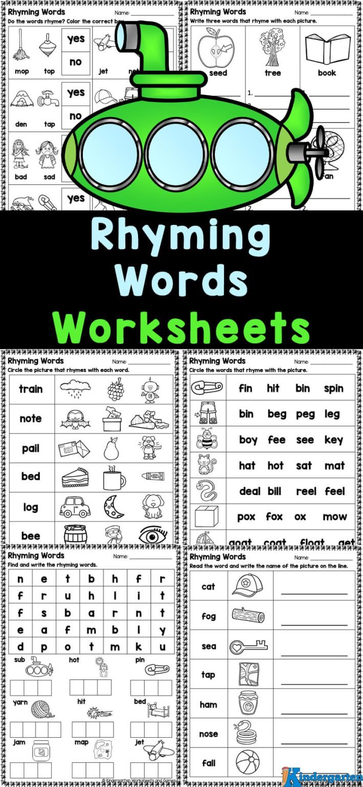 Free Printable Mini Books for Kindergarten Students