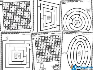 Free Printable Mazes for Kindergarten