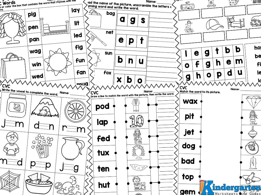 Fun and Easy CVC Worksheets to Boost Kindergarten Reading Skills