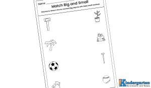Big and Small Worksheets for Kindergarten