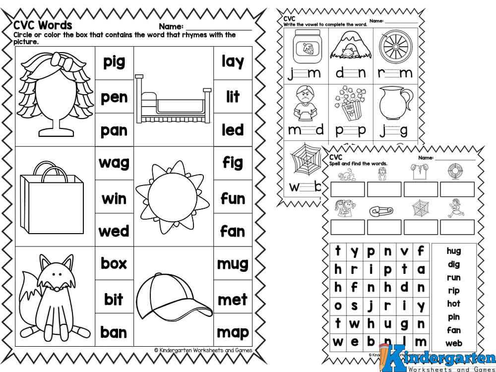 Fun and Easy CVC Worksheets to Boost Kindergarten Reading Skills