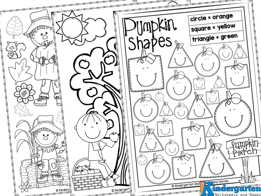 Autumn Coloring Pages Free Printable Sheets