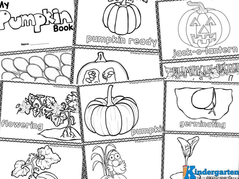Life Cycle of a Pumpkin - Free Coloring Book