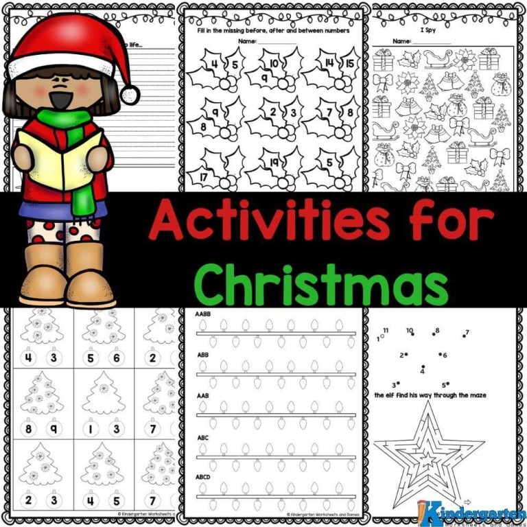 Kindergarten Worksheets and Games – FREE Worksheets and activities to ...